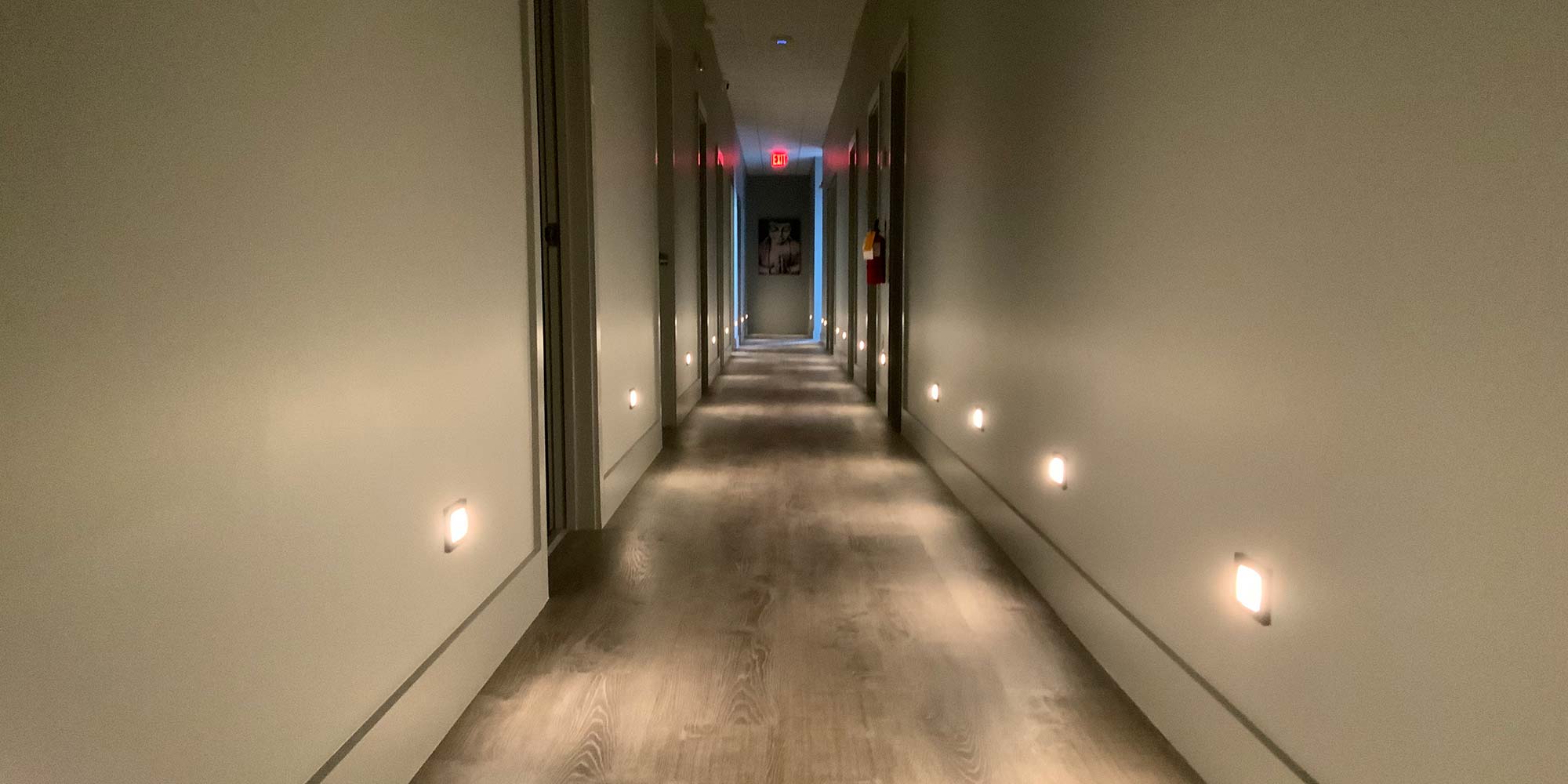 Spa Corridor Lighting
